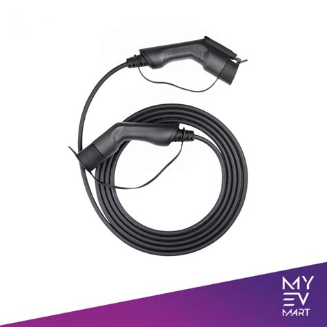 Type 1 To Type 2 Ev Charging Cable Myevmart