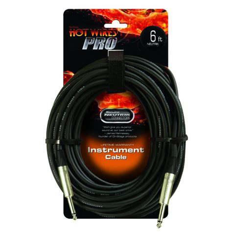 On Stage Instrument Cable With Neutrik Connectors Qtr Qtr 6 Ic 6nn Maxstrata®