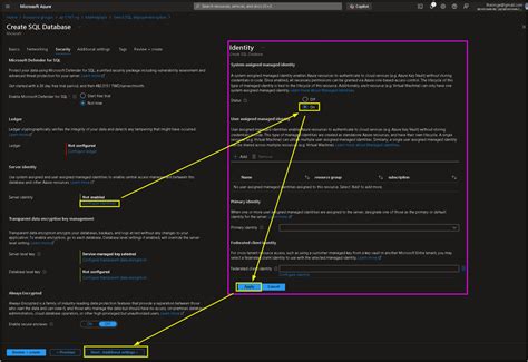 Connect Azure Sql Server Via System Assigned Managed Identity Under Asp