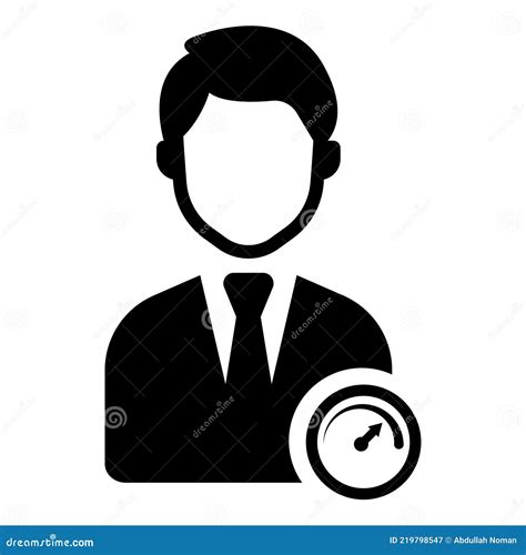 User Performance Analysis Icon Stock Vector Illustration Of Planning Profile 219798547