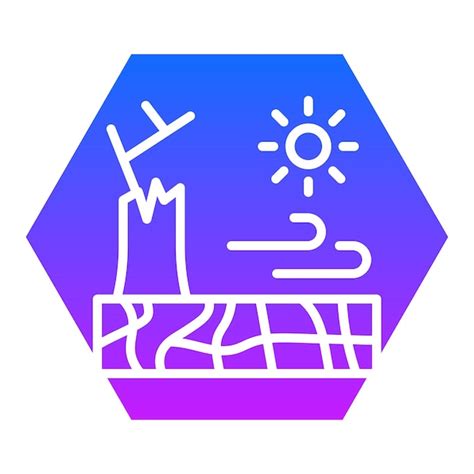 Premium Vector Desertification Vector Icons