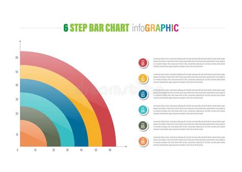 Bar Chart Infographics With Circular Pie Chart Elements Creative
