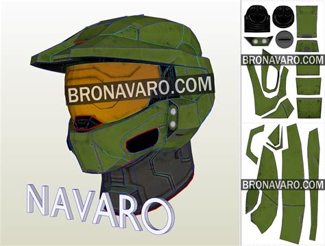 Halo 4 Soldier Helmet Pepakura
