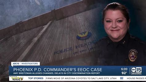 Phoenix Police Commander Filed Eeoc Sex Discrimination Charge