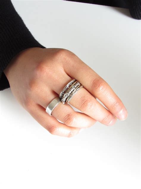 Vintage Silver Statement Ring Gem