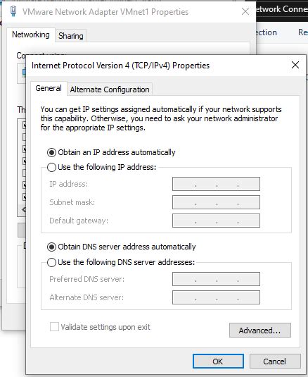Connection Set Up A Direct Network Between Host And Guest Vmware Stack Overflow