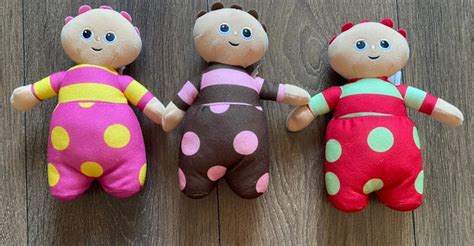 In The Night Garden Tomliboos Set Of 3 Soft Plush Toys 7 Bundle £1600
