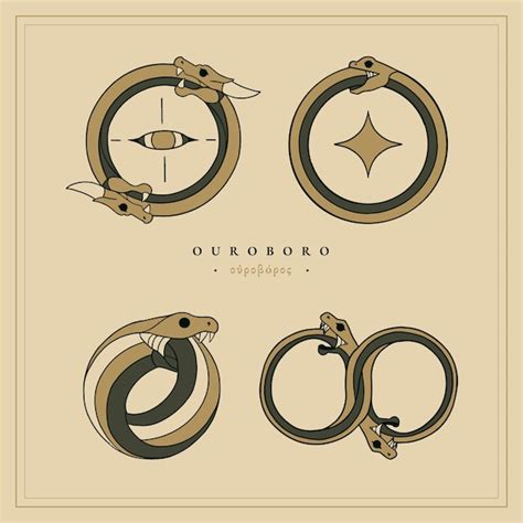 Uroboros Logo Uroboros Dragon Flamel Snake Alchemy Gnosticism Patch