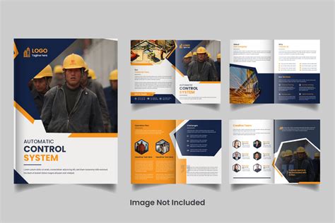 Construction Brochure Design Graphic By Vectometic · Creative Fabrica
