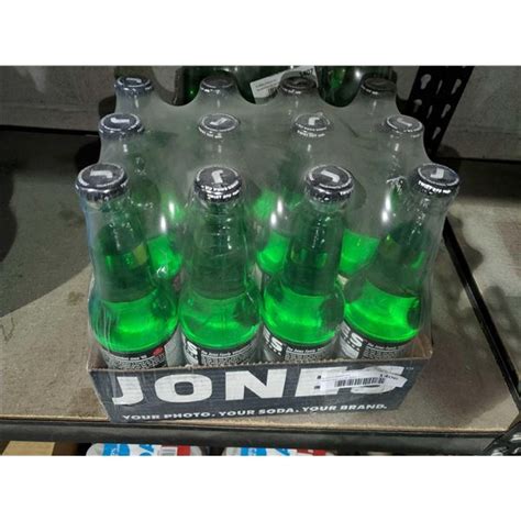 Jones Soda Green Apple Case Lot 12x355ml