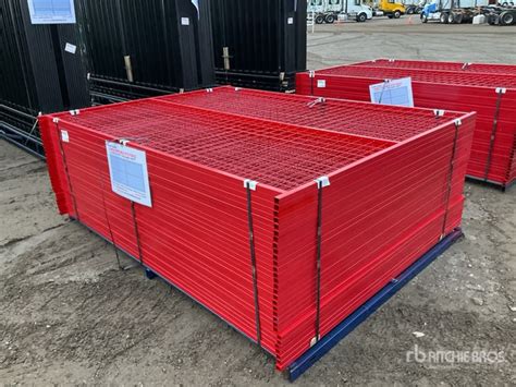 Quantity Of 30 Canex 7 Ft 6 In X 6 Ft Powder Coated Site Fence Unused Ritchie Bros