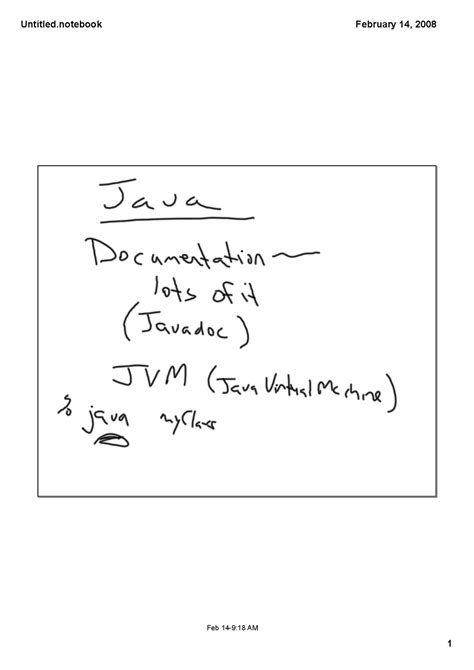 Notes On Java Documentation Software Engineering I Csci 143 Docsity