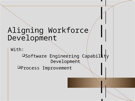 Ppt Aligning Workforce Development With Software Engineering