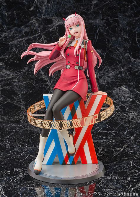 Darling In The Franxx Zero Two Figure Smiling With Candy Proof