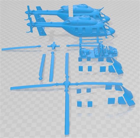 3d File Ansat Aurus Printable Helicopter 🚁・model To Download And 3d