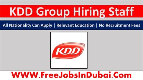Kdd Careers Jobs Vacancies In Kuwait Jobsindubai