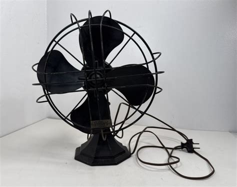 Antique Viking Oscillating 13” Desk Fan Ebay