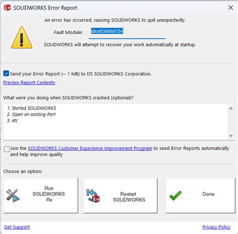 Anyone Getting Libcef04068754 Issues Rsolidworks