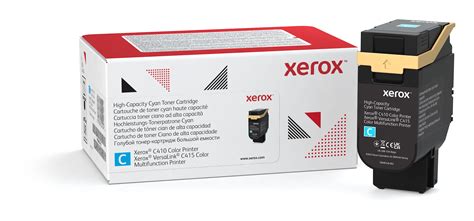 Genuine Xerox Cyan High Capacity Toner Cartridge For The Xerox C410