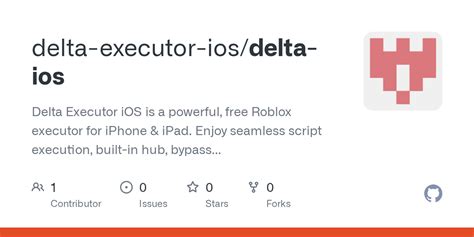Github Delta Executor Iosdelta Ios Delta Executor Ios Is A Powerful