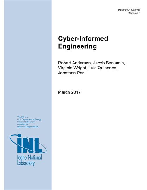 Pdf Cyber Informed Engineering Dokumentips