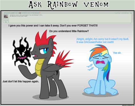 Ask Rainbow Venom 53 By Gamerpen On Deviantart