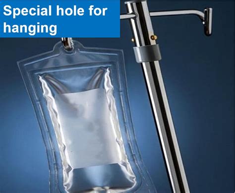 Medical Empty Pvc Infusion Bag Normal Saline Sodium Chloride Drip Bag