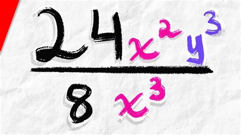 How To Simplify Fractions With Variable Expressions Pre Algebra Youtube