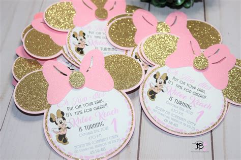 Invitaciones De Minnie Mouse