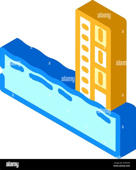 Hydrology Research Hydrogeologist Isometric Icon Vector Hydrology Research Hydrogeologist Sign