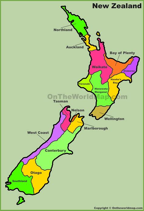 New Zealand Have States At Annie Ettinger Blog
