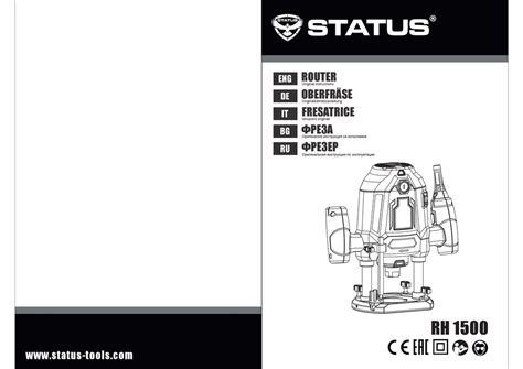 STATUS RH 1500 ORIGINAL INSTRUCTIONS MANUAL Pdf Download | ManualsLib
