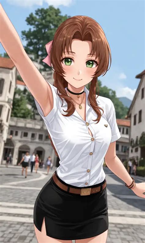 Aerith Gainsborough エアリス・ゲインズブール Final Fantasy Vii Sdxl Lora｜ai Art