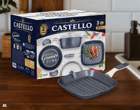 Castello Cookware Packaging Behance