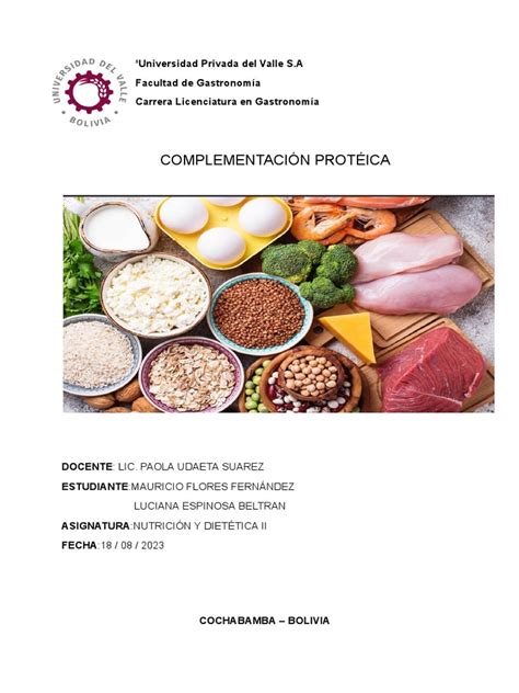 Complementación Protéica 1 Pdf