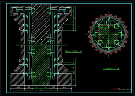 116neoclassical Style Decor Cad Design Elements