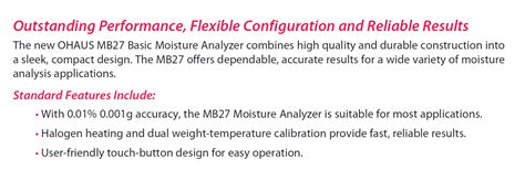 Ohaus Mb27 Moisture Analyzer Selangor Kl Malaysia Subang Jaya Filter