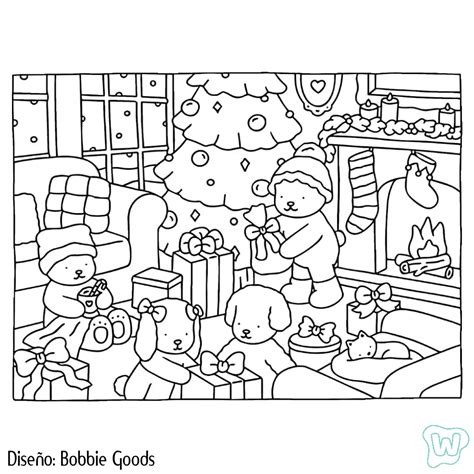 23 Bobbie Goods Christmas Para Colorear Descargar E Imprimir Gratis Adult Coloring Pages