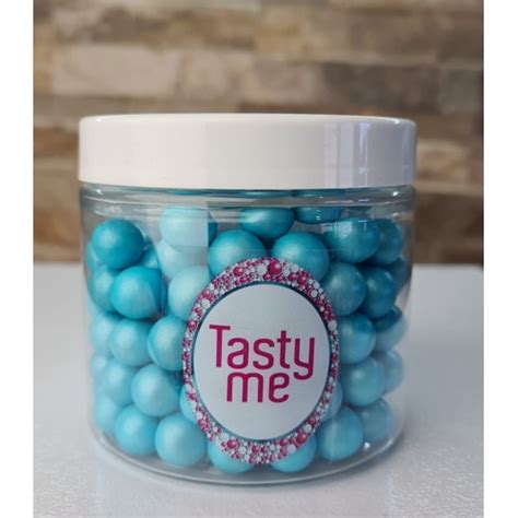 Křupavé čokoládové Kuličky Modrá Perleť Tasty Me 125 G