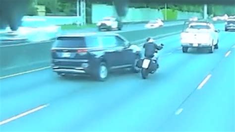 Watch Oregon Driver Arrested After Barreling Into Motorcyclist In Road