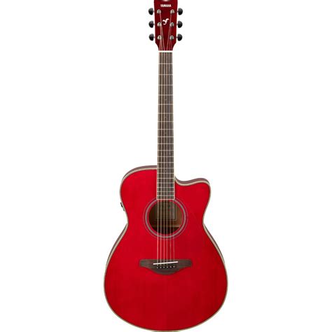 Yamaha Fsctarr Transacoustic Fs Cutaway Ruby Red 6 String Acoustic