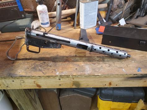 Another Project Almost Done Mk3 Sten Pistol Used An Ar 15 Fire