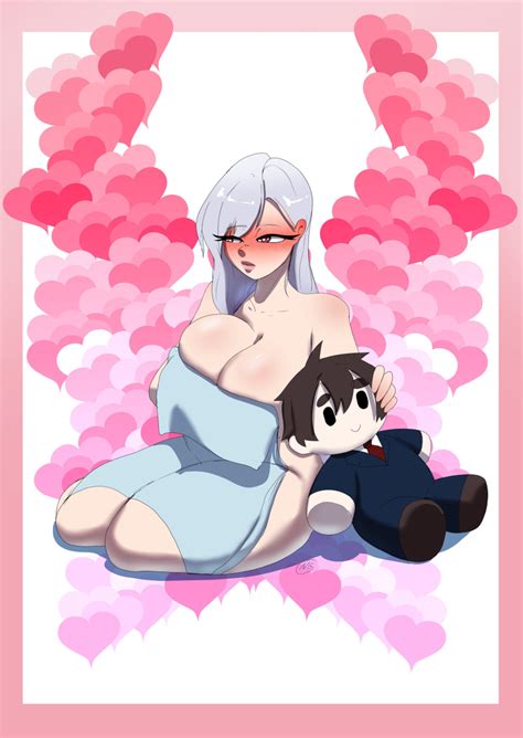 Rule 34 100 Kanojo 1girls Big Breasts Blush Covering Breasts Eiai