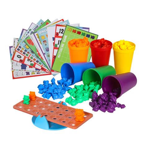 Jual Onshine Rainbow Bears Counter Classification Math Learning Set