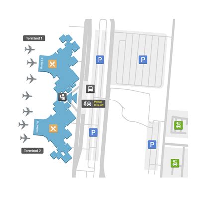 Map Of Kona International Airport Koa Terminal Map