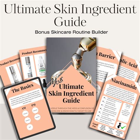 Skin Ingredient Guide Skincare Routine Builder Skincare Guide