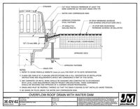 Overflow Scupper Detail Eaton 8 Rectangle Roof Drainage Scupper