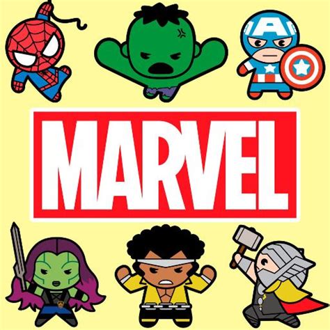 Marvel Kawaii Marvel Kawaii Cute Cartoon Characters