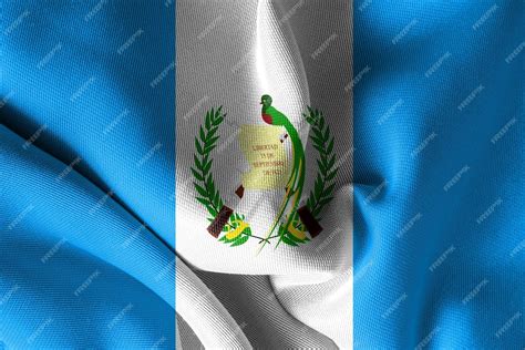 Premium Photo Flag Of Guatemala The Official Symbol And Insignia