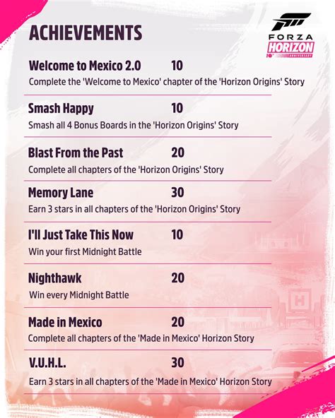 Forza Horizon 5 Getting Massive 10th Anniversary Update With New